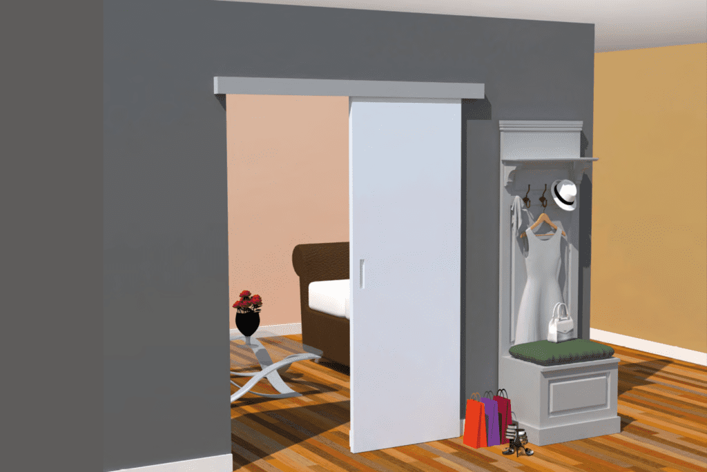 Kit Parede Para Portas De Correr - Kriket - #1 Kits